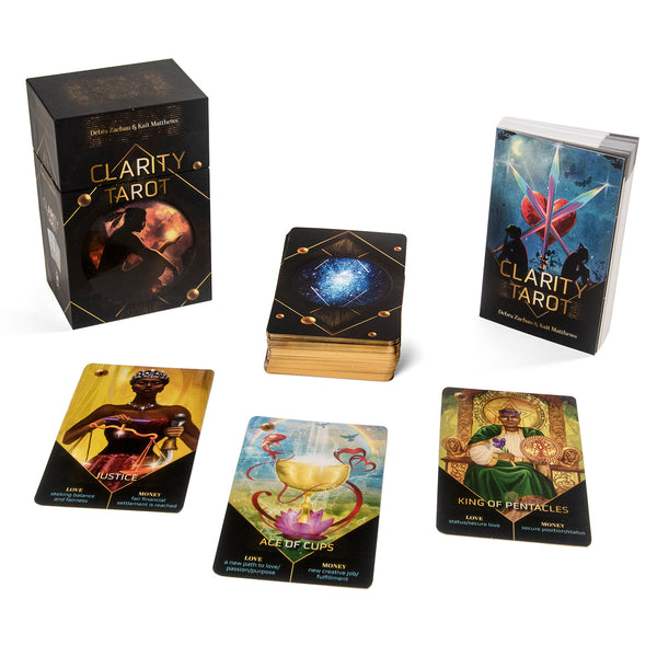 Clarity Tarot (Deck and Guidebook Box Set) By Debra Zachau – Schifferbooks